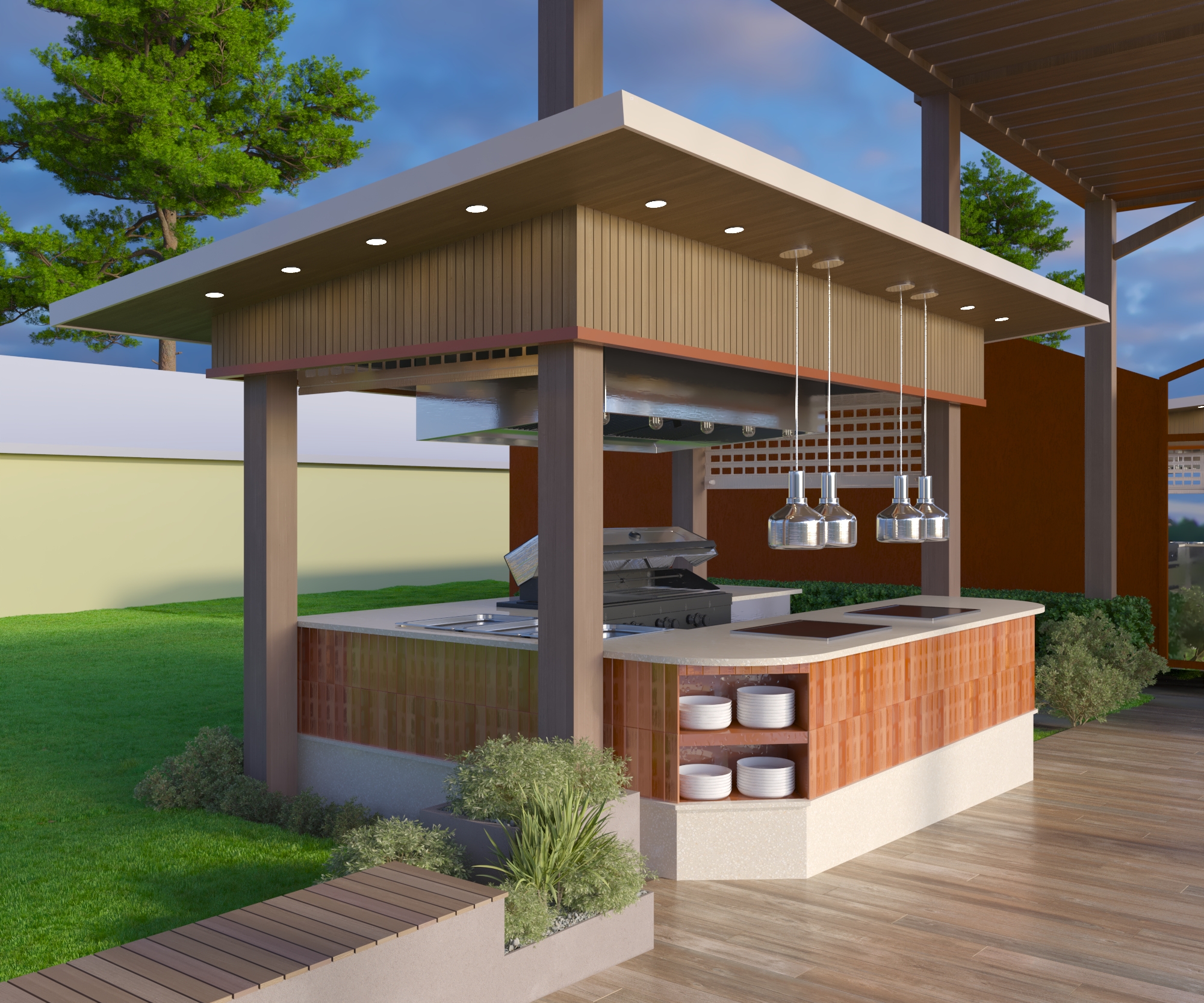 Club Med Palmyre Atlantique Barbecue station - The Live Design Project